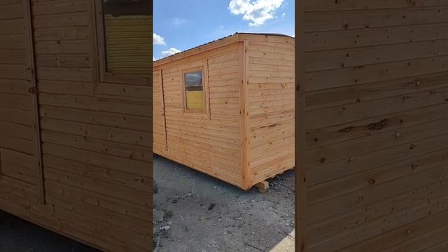 Вагончик деревянный