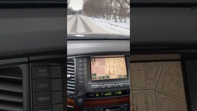 Видеоотзыв клиента обновление штатной навигации от NaviAvto Lexus LX 470 2004 г.в.