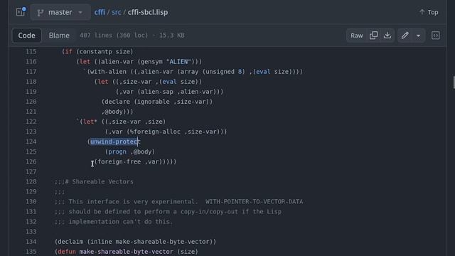 Manual Memory Management in Common Lisp with CFFI