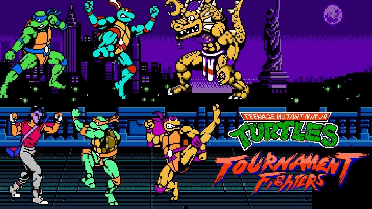 Turtles tournament fighters. Прохождение за 15 минут.