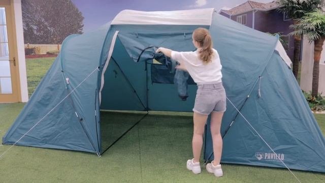Как установить палатку для кемпинга PAVILLO