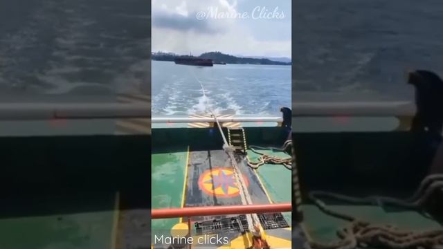 Tug Rope Effect | Two man injured | Accident took place when towing Barge