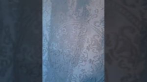 Декор стен трафаретами. Трафаретная техника на акцентной стене.