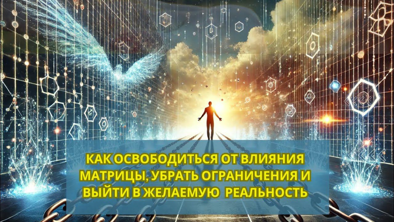 Свобода от ограничений и выход из матрицы 3D мира. Практика Я ЕСТЬ.