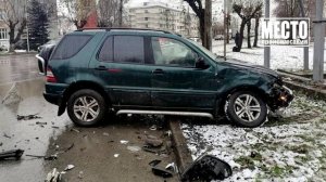 Когда оба поехали на желтый. ДТП на Октябрьском.