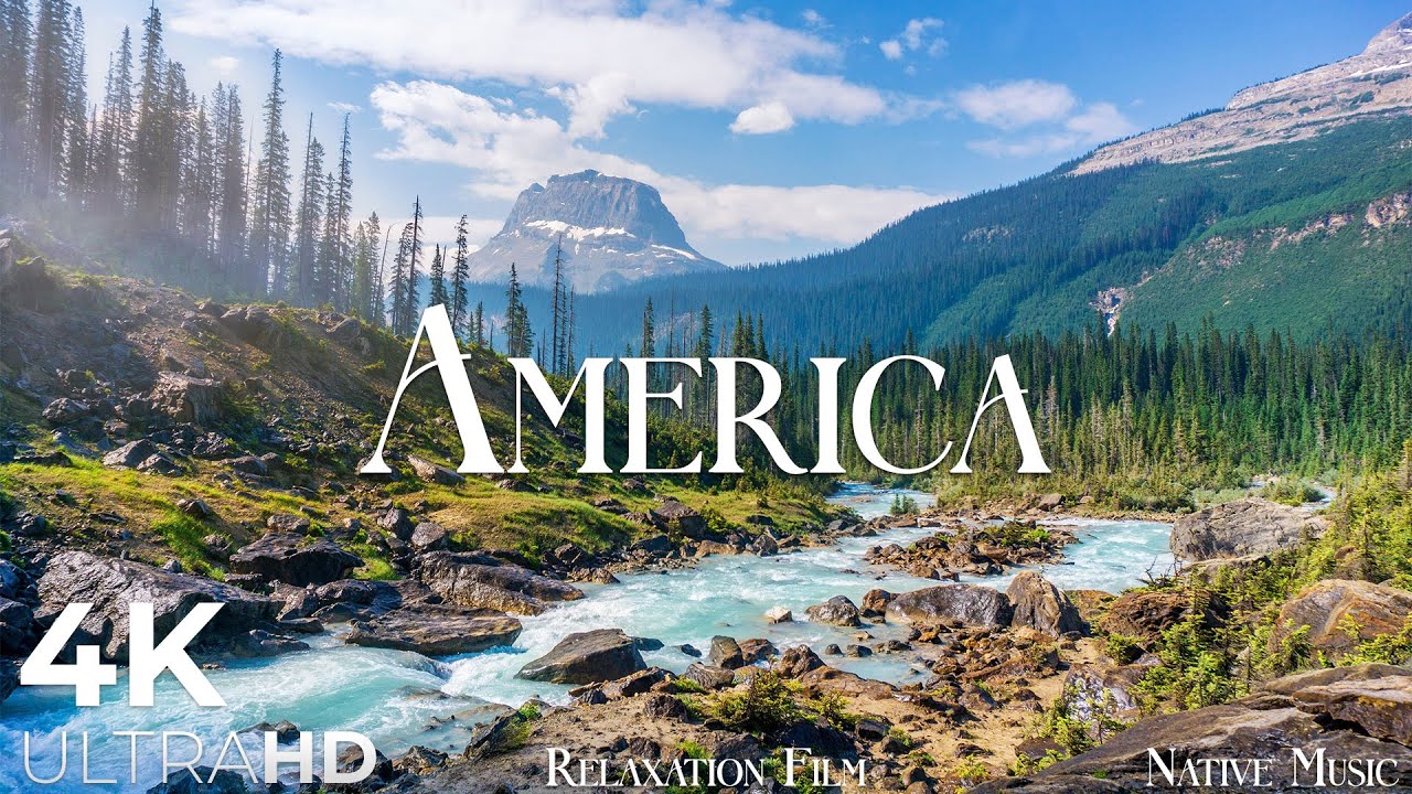 Американская мечта Природа и Города - Расслабляющая музыка и красивые виды Full HD