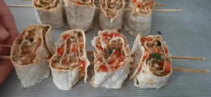 КУРИНЫЙ КЕБАБ В ЛАВАШЕ! Рецепт курицы в лаваше. Рецепт из куриного фарша. Рецепт из лаваша