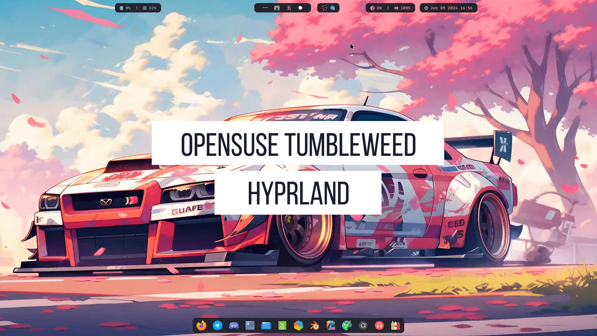 Hyprland OpenSuse rice