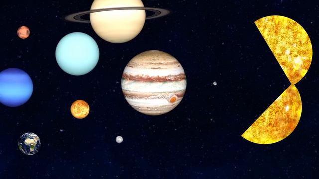 hungry sun monster monthGLASS Planets Planet SIZES for BABY Funny ...