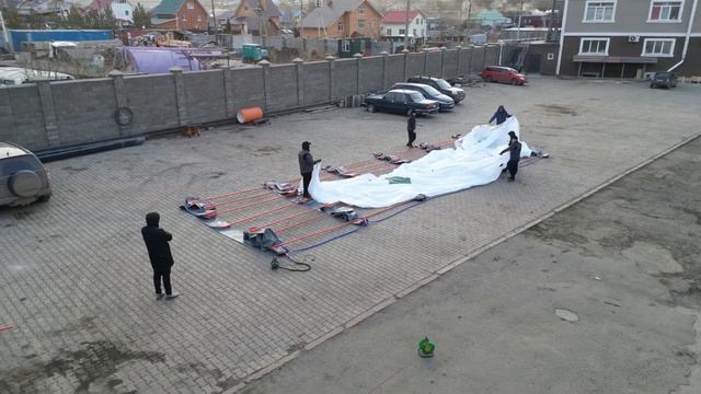 Установка пневмокаркасного модуля FAST BOX