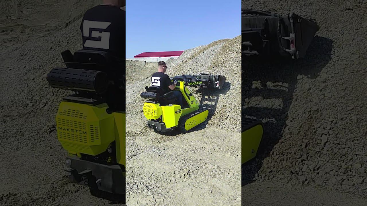 Новинка! Гусеничный Мини-Погрузчик ❯ MAKSTEM MAX450 ❯  ❯ #сделановроссии #минипогрузчик