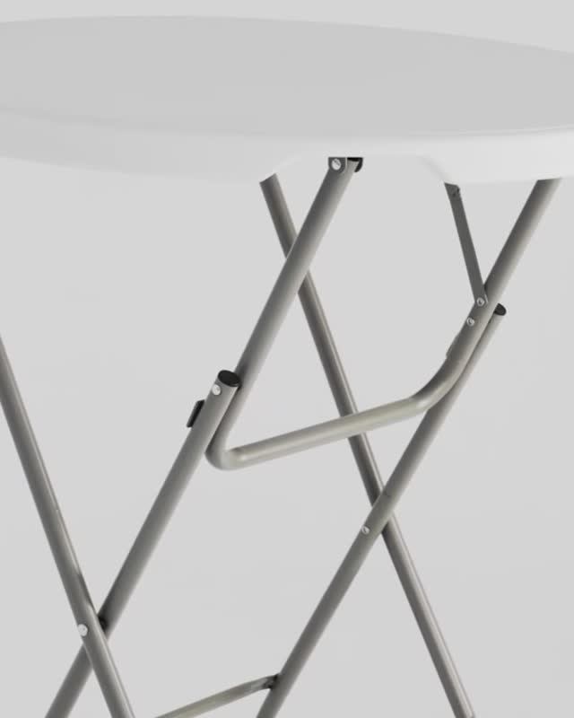 Стол круглый коктейльный Кейт. Уютный коктейльный складной столик