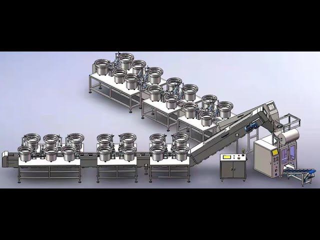 Упаковочная линия мелко-штучных продуктов миксами