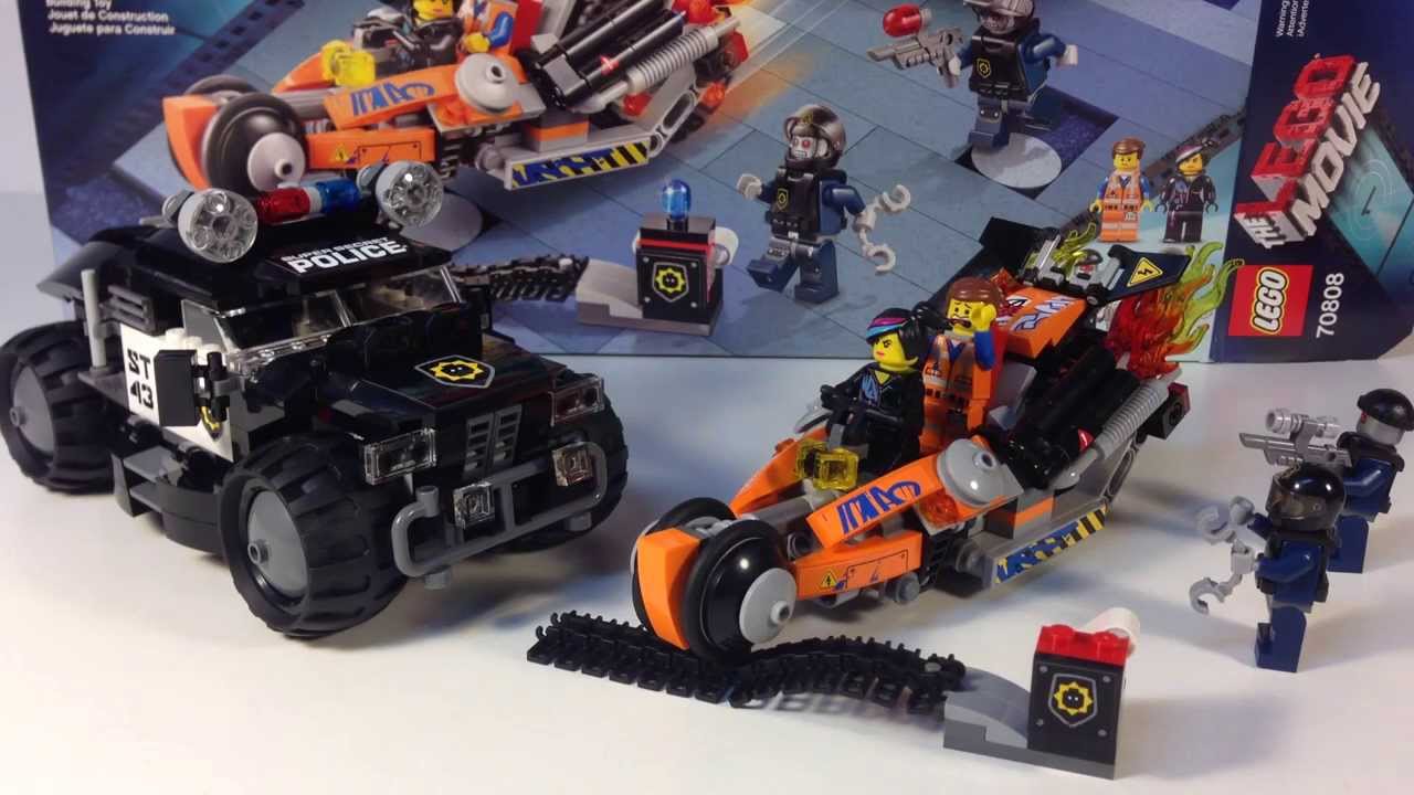 Lego Movie 70808 Погоня на суперцикле - Скоростная сборка Lego