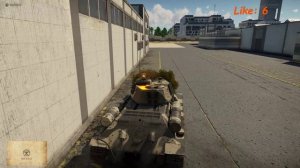 Т 34 85 идёт по тылам в War Thunder