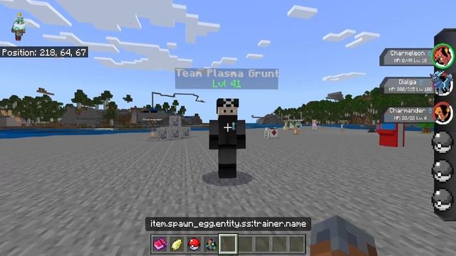 Minecraft Bedrock Pokémon Addon Update Video | New battle system ...