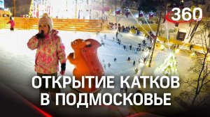 Зима в Подмосквье стартовала всрок: в области открылись катки