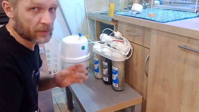 Осмос, большой расход воды. Как исправить.