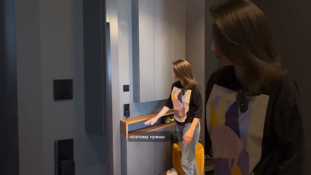 Как организовать зону технических шкафов в прихожей? Отличный пример? #мебельназаказ