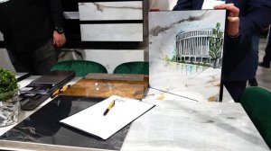 YugBuild 2023 TileKraft Мебель из керамогранита