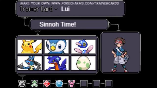 My Pokemon Trainer Card! Gen 4 - смотреть видео онлайн от «RPG Love ...