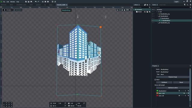 dragon bones - псевдо 3d