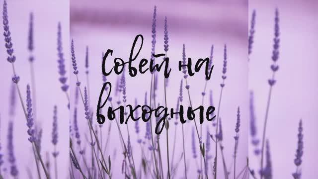 Совет на выходные 15-16 июля