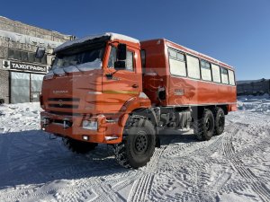 Вахтовый автобус НЕФАЗ 4208-1003027-48 (28+2. 3 рб) шасси КАМАЗ 43118-3027-48