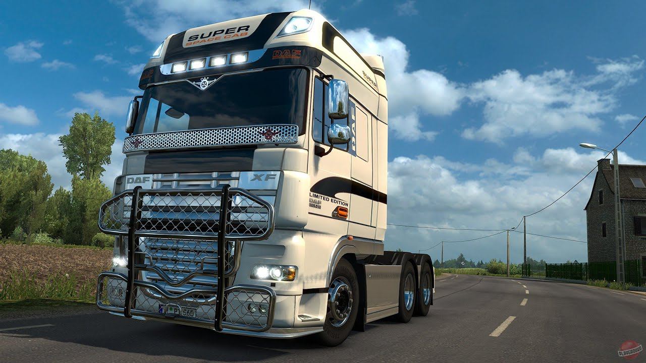 ETS 2. Вечерний расслабон за рулем дальнобоя. KEZ Trucking Comp.