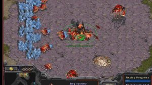 Starcraft Brood War [FPVOD] Dwarf-зерг, урок 1 (знакомство, зерг против технотосса)