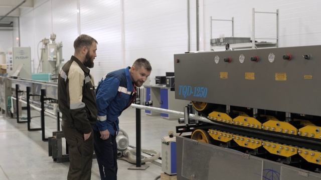 ?Работа единственной в России линии по производству предизолированных импульсных трубок РИЗУРПАК.