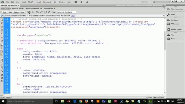 CodeIgniter | How to use bootstrap with codeIgniter localhost | Wampserver on windows 10 ...