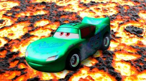 Pixar Cars vs Monster Truck  &  Big & Small LIGHTNING McQUEEN &  in BeamNG.drive