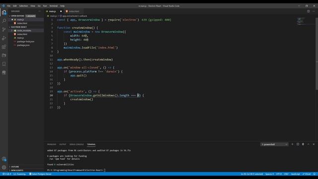 JavaScript Библиотеки #1 - Electron (Создаем свое десктопное приложение и билдим его в .exe файл ...
