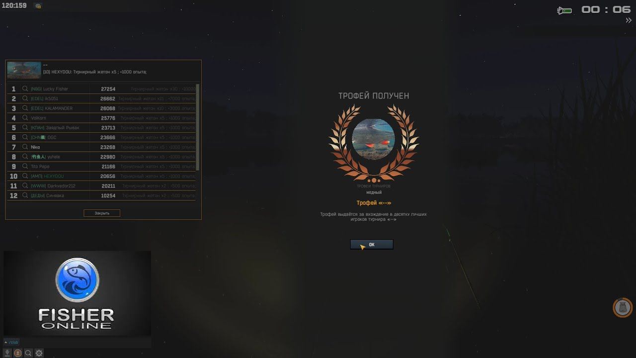 Fisher Online / турнирные жетоны, турнир на толстолобика пестрого, Франция: пруды Перруше