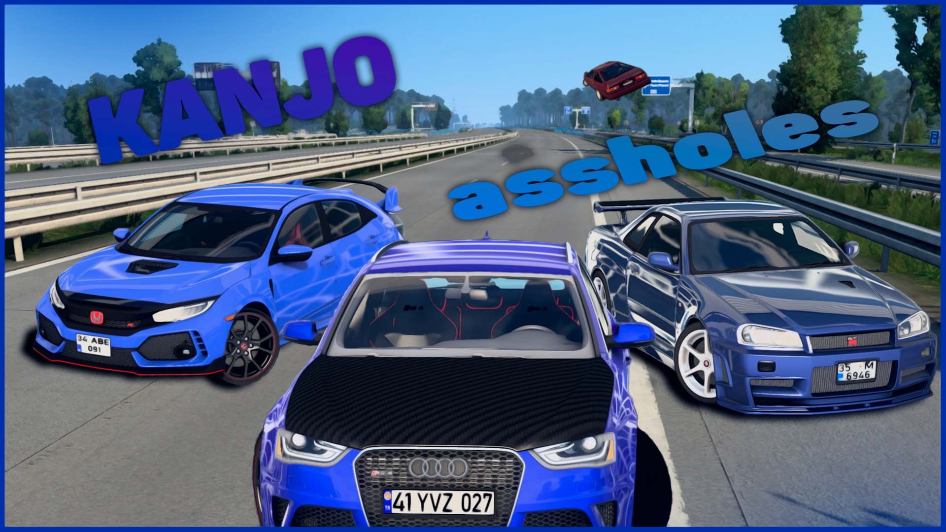 KANJO ASSHOLES | Euro Truck Simulator 2