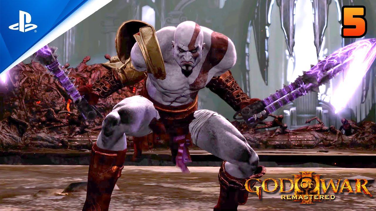«БОСС: АИД» ✪ GOD OF WAR III REMASTERED (РУССКАЯ ОЗВУЧКА) Прохождение — Часть 5