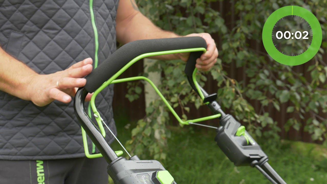 Газонокосилка Greenworks GD60LM51SP. Сколько можно косить на одном заряде аккумулятора?