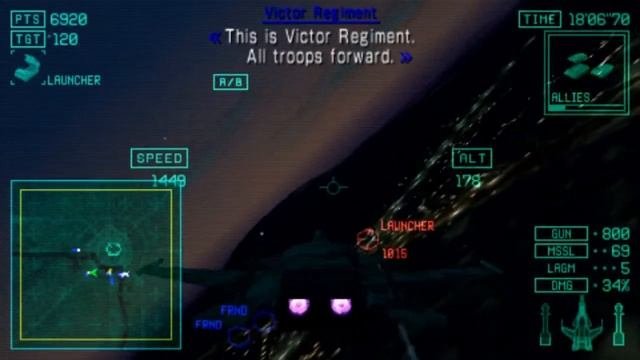Ace combat X Skies of Deception, PSP (Over PS VITA) Ч. 3