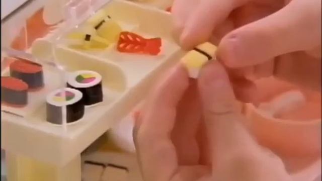 Реклама кукол Takara 1994 Licca chan Sushis игровой набор ресторан