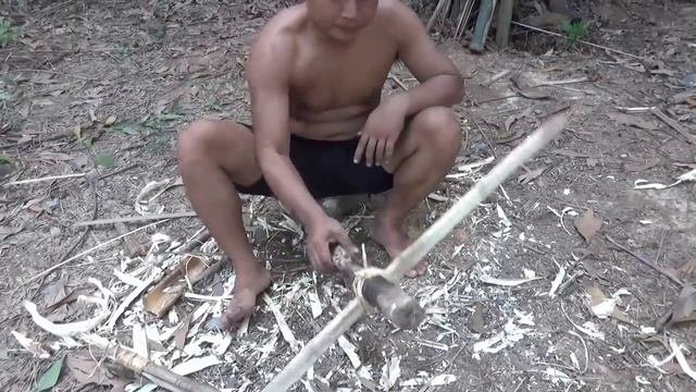 Primitive Life. Топор, долото, сверло и арбалет простейшими средствами