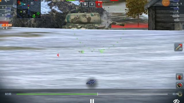 Зимняя Малиновка Реплей на T110E4  ?