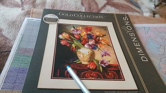 Отшив проекта DIMENSIONS " Попугайские тюльпаны" отчет 13