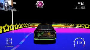 Rainbow Road and Speedstone Early Nascar Drivers (Wreckfest)