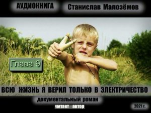 ГЛАВА 9.  АУДИОКНИГА. " ВСЮ ЖИЗНЬ Я ВЕРИЛ ТОЛЬКО В ЭЛЕКТРИЧЕСТВО." СТАНИСЛАВ МАЛОЗЁМОВ.