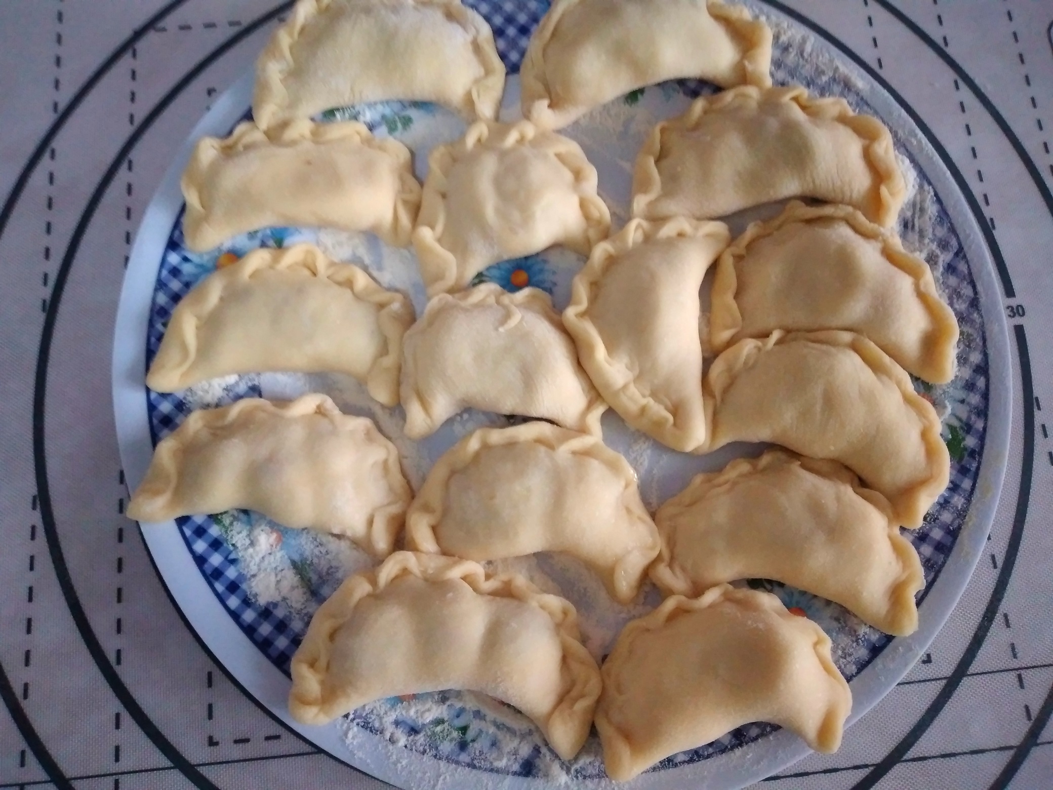Вареники с картошкой.