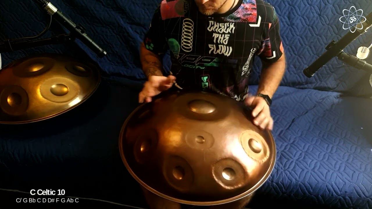 C Celtic 10 Atom Handpan (09.07.2022) Stainless Steel