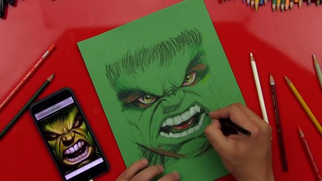 The Hulk Speed Drawing - смотреть видео онлайн от «Chill Gaming Hub» в ...