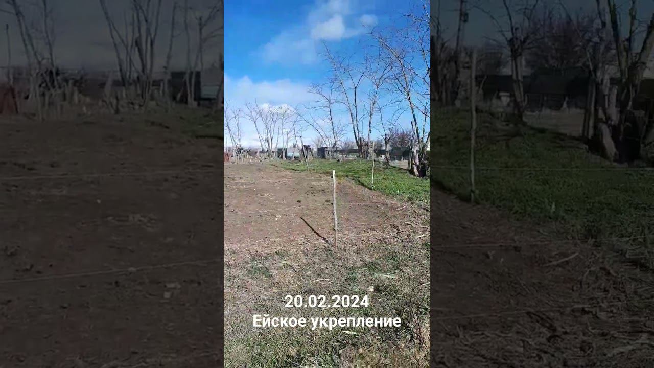 Озеро наполнилось. Свайный фундамент под баню