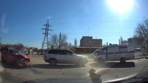 ДТП в Воронеже. Поторопился водитель Шкоды.